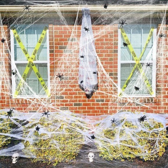 Party Supplies | 90 Spider Webs Super Stretch Cobwebs For Halloween ...